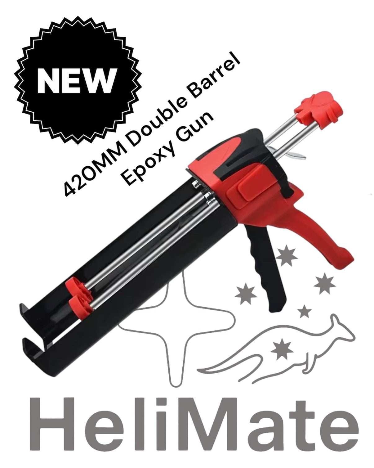 420ml Double Barrel Epoxy Gun – HeliMate AUS/NZ